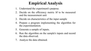 Analysis of algorithms | PPT