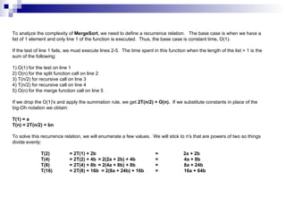 Analysis Of Algorithms Ii | PPT
