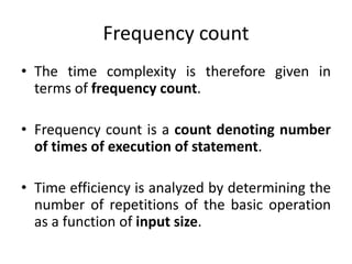 Analysis of algorithn class 2 | PPT