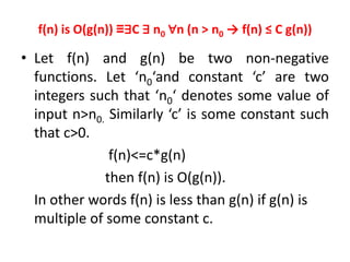 Analysis of algorithn class 3 | PPT