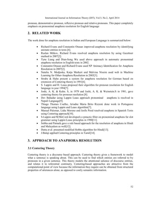 Analysis of anaphora resolution system for | PDF