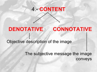 Analysis of an image | PPT