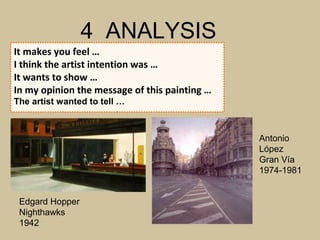 Analysis of a painting | PPT | Painting | Arts and Crafts