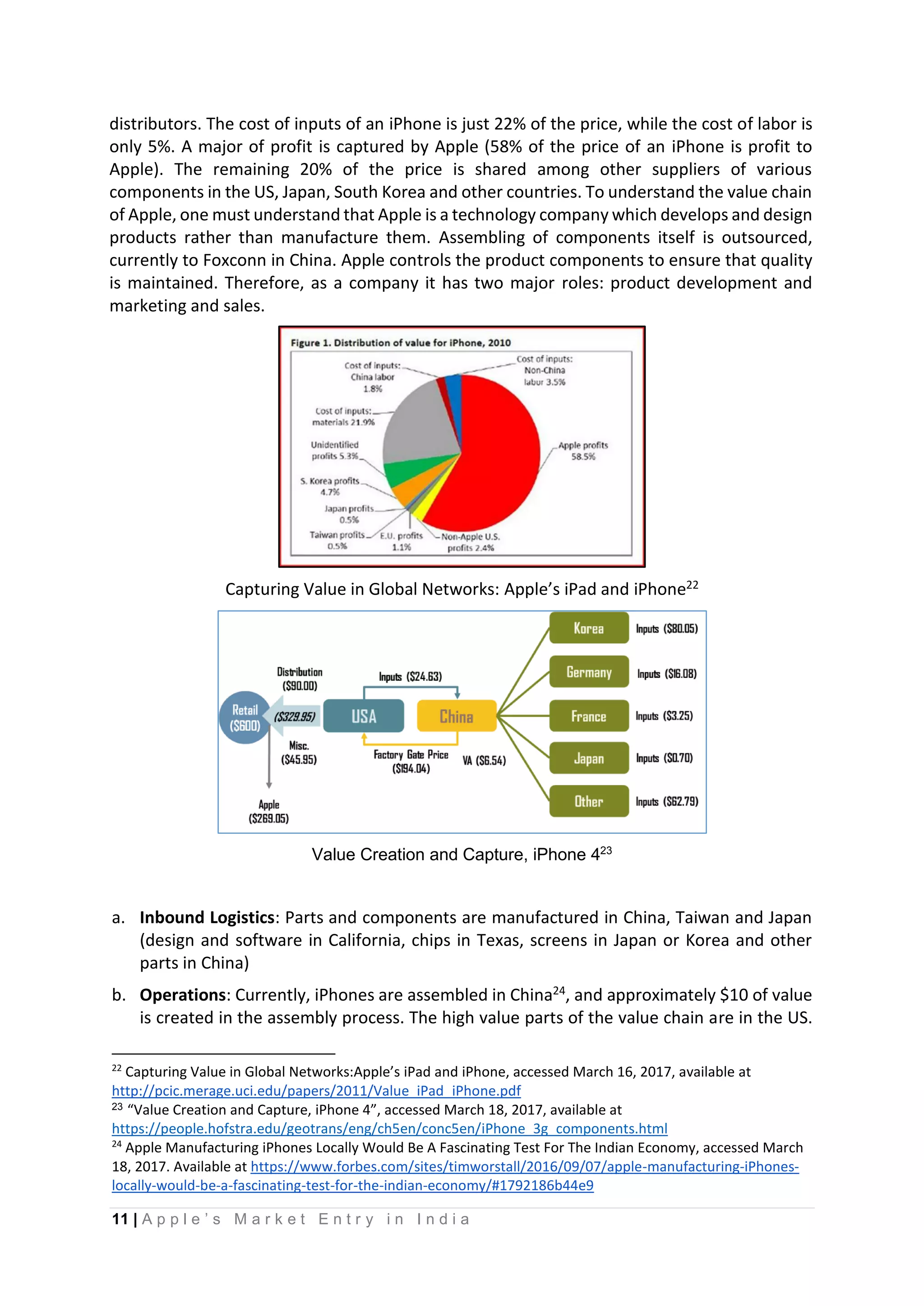 Analysis of Apple iPhone's Indian market entry | PDF