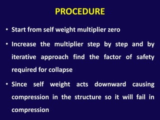 Analysis of Arch Structure By Qazi Jvaid | PPTX