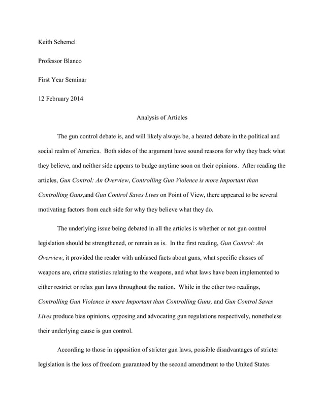 Analysis of articles | DOCX