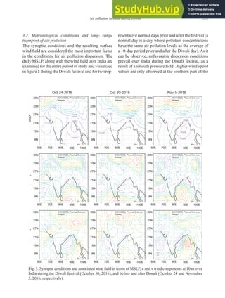 Analysis Of A Severe Air Pollution Episode In India During Diwali ...