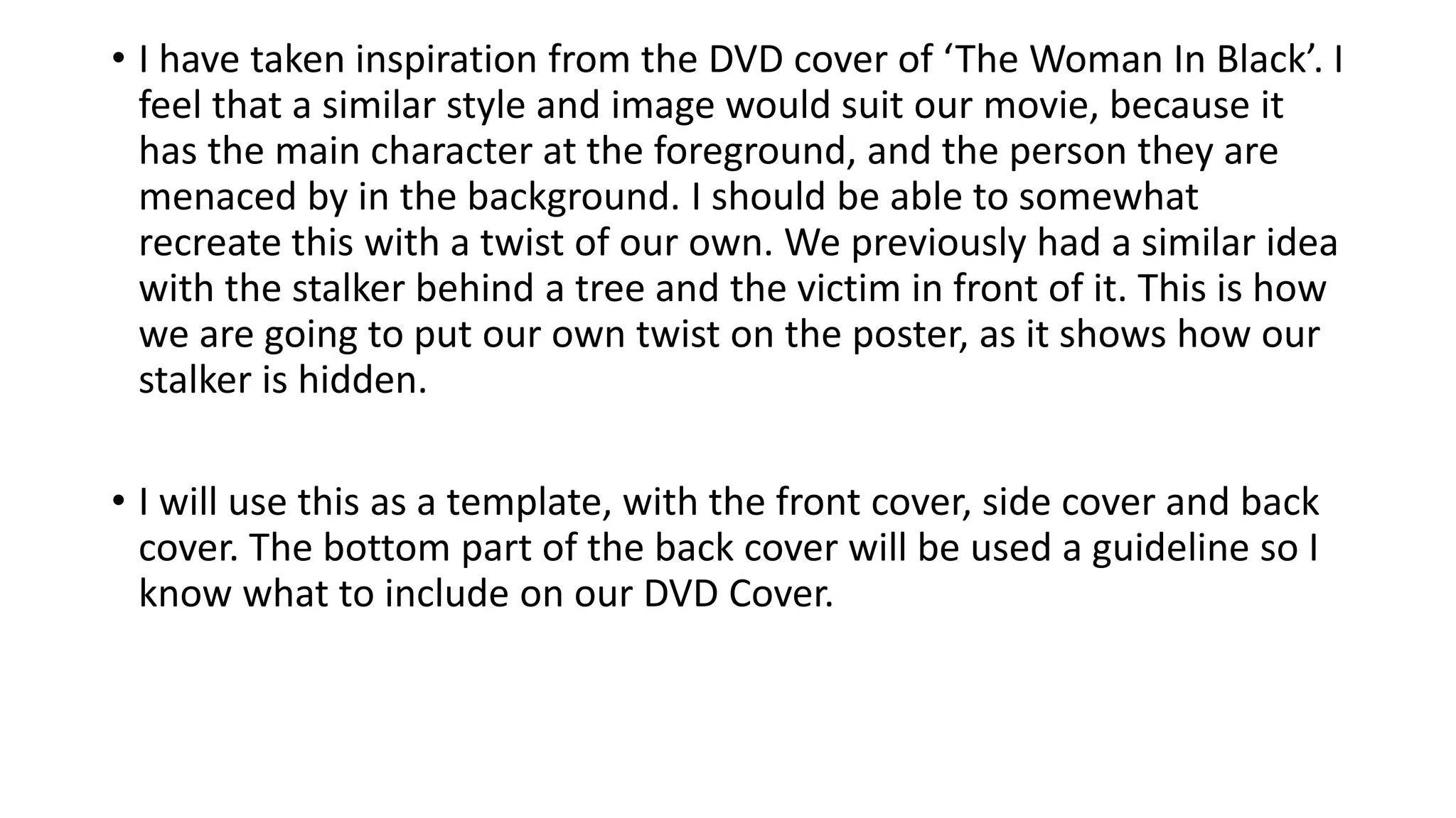 Thriller movie dvd cover | PPTX