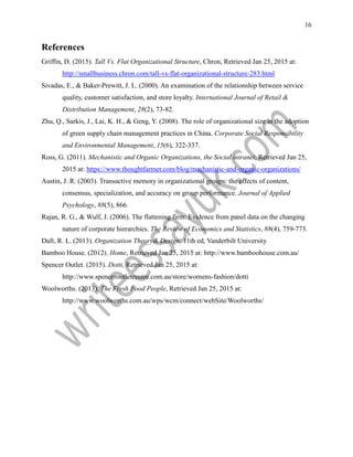 Analysis of australian organizations based on the nine dimensions ...