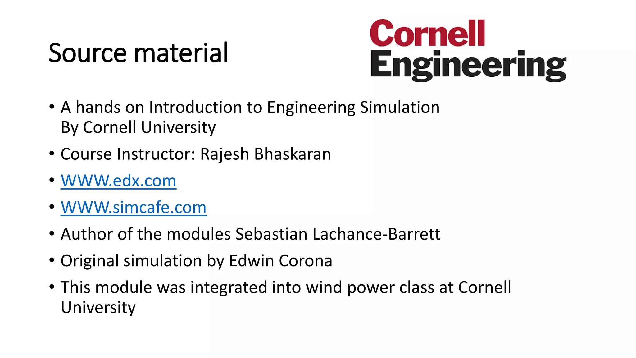 Analysis of a wind turbine blade | PPTX