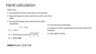 Analysis of a wind turbine blade | PPTX