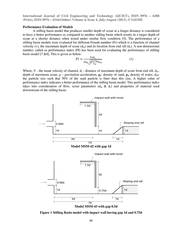 Analysis of baffle wall gap in the design of stilling basin model | PDF ...