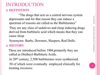 Analysis of barbiturates | PPT | Free Download