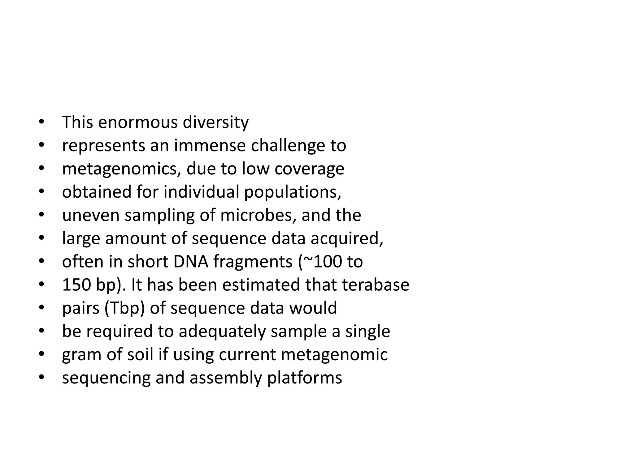 Analysis of binning tool in metagenomics | PPTX