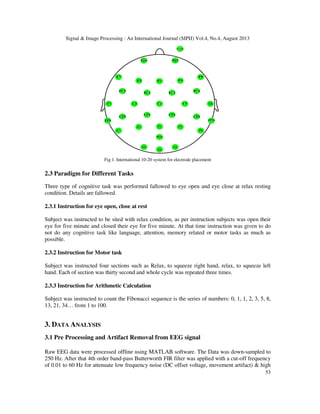 ANALYSIS OF BRAIN COGNITIVE STATE FOR ARITHMETIC TASK AND MOTOR TASK USING ...