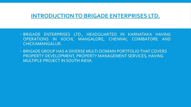 Analysis of Brigade Enterprise FS.pptx | Business Accounting & Finance | Business