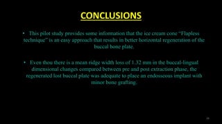 Analysis of buccolingual dimensional changes of the extraction socket ...