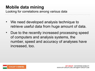 Analysis of business oriented mobile media | PPT