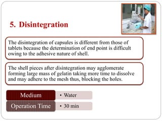 Analysis of capsules | PPT