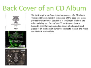 Analysis of cd covers | PPTX