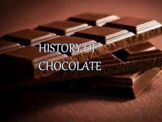 Analysis of chocolate | PPTX