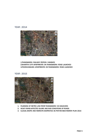 BENGALURU( thanisandra) CITY DEVELOPMENT ANALYSIS | DOCX