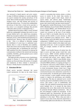 Analysis of classical encryption techniques in cloud computing | PDF | Cloud Computing | Internet