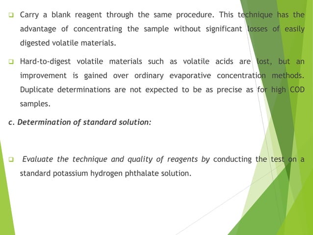 chemical oxygen demand -analysis using APHA manual | PPTX | Chemistry ...