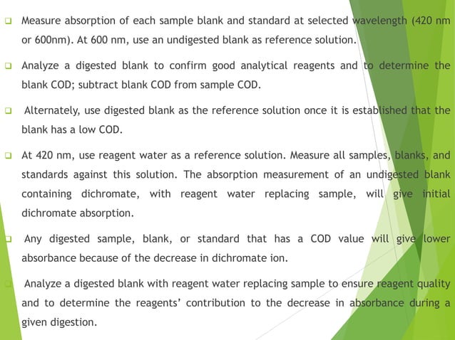 chemical oxygen demand -analysis using APHA manual | PPTX | Chemistry ...