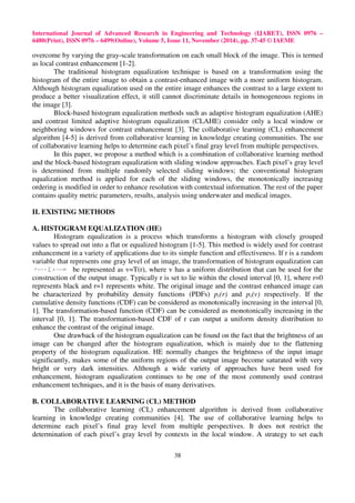 Analysis of collaborative learning methods for image contrast ...