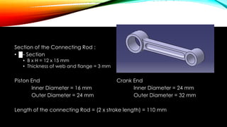 Analysis of connecting rod in ansys | PDF