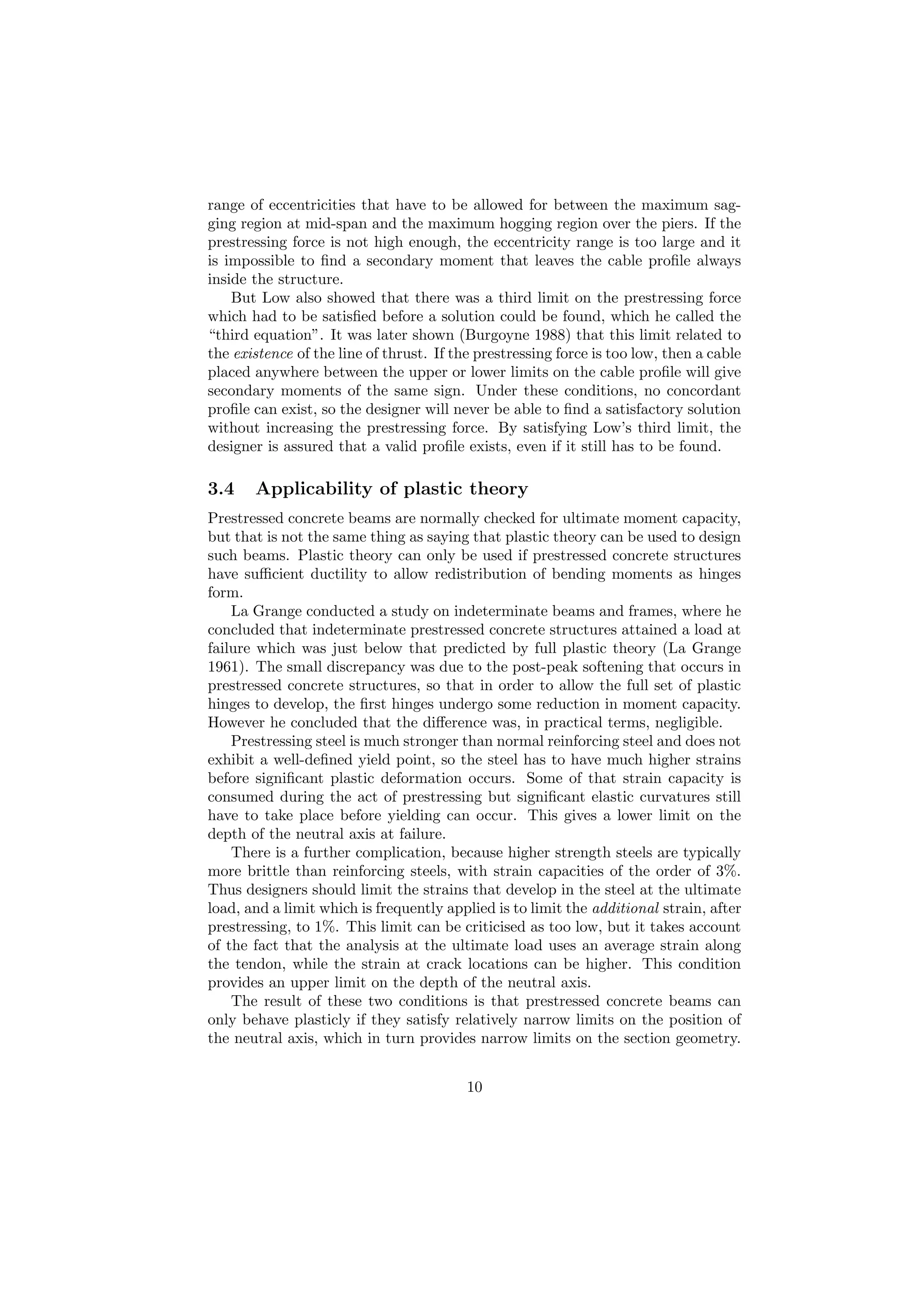 Analysis of continuous prestressed concrete | PDF