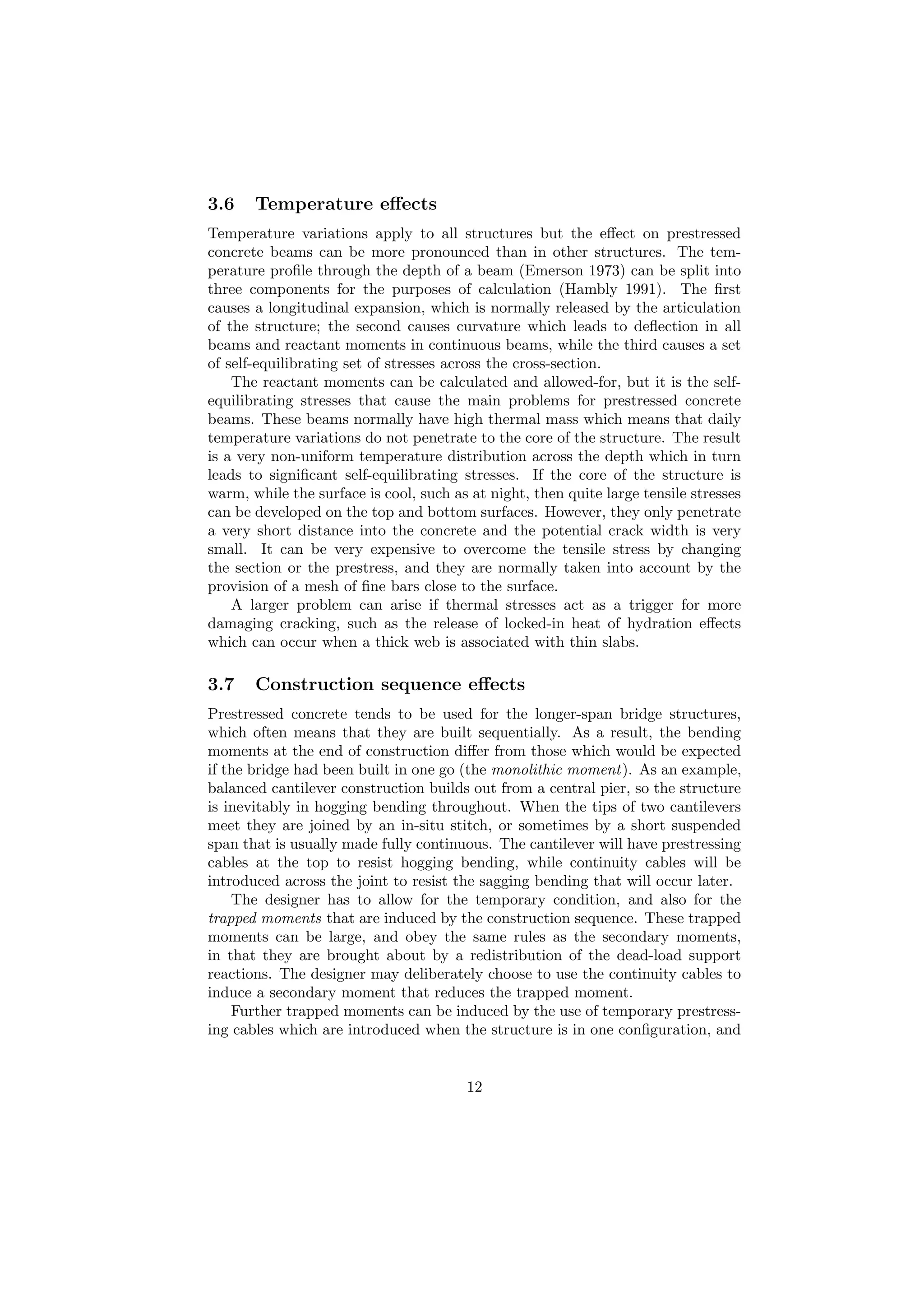 Analysis of continuous prestressed concrete | PDF