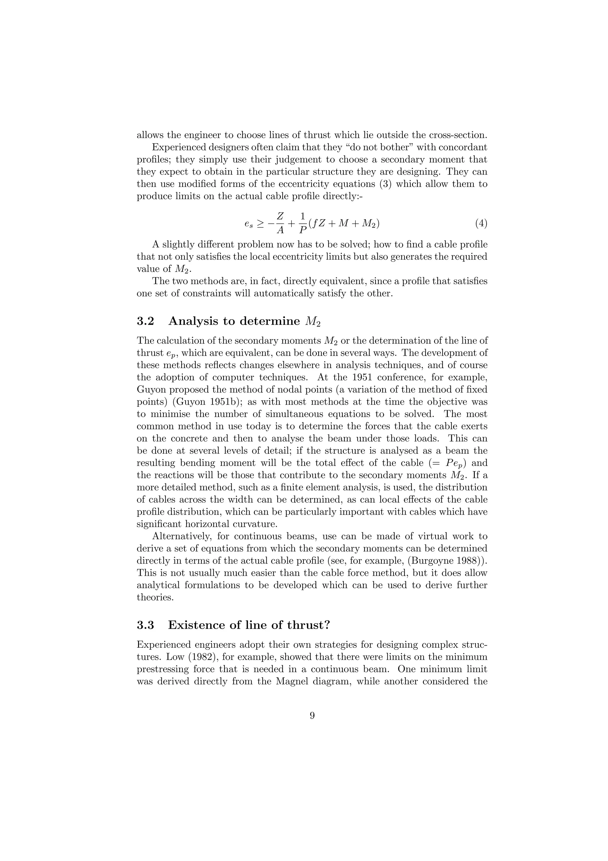 Analysis of continuous prestressed concrete | PDF