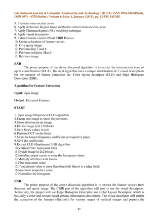 Analysis of contrast concentration for radiological images using cbir framework | PDF