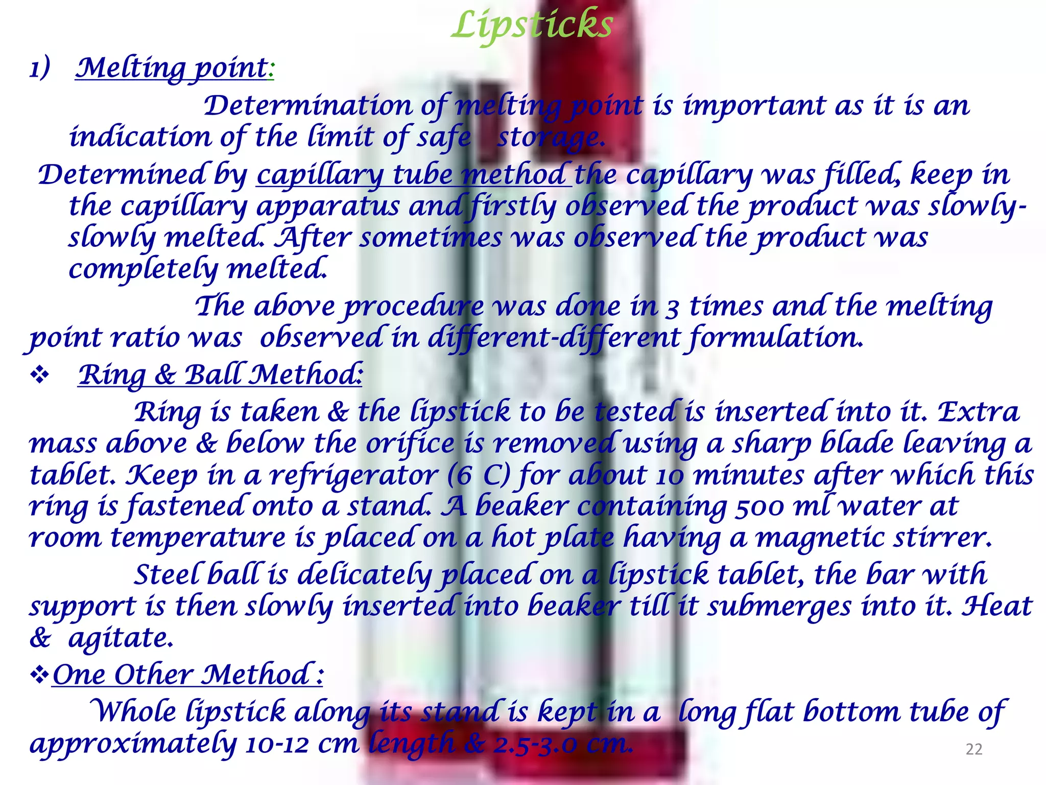 Analysis of cosmetics 112070804018 | PPTX