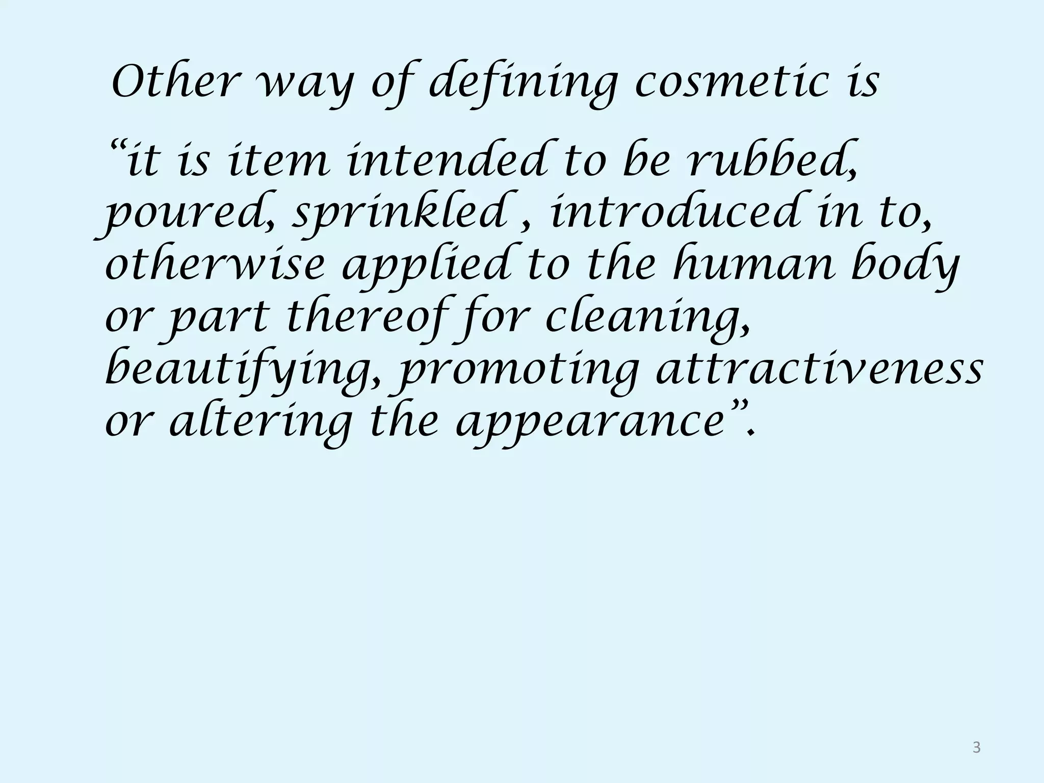 Analysis of cosmetics 112070804018 | PPTX