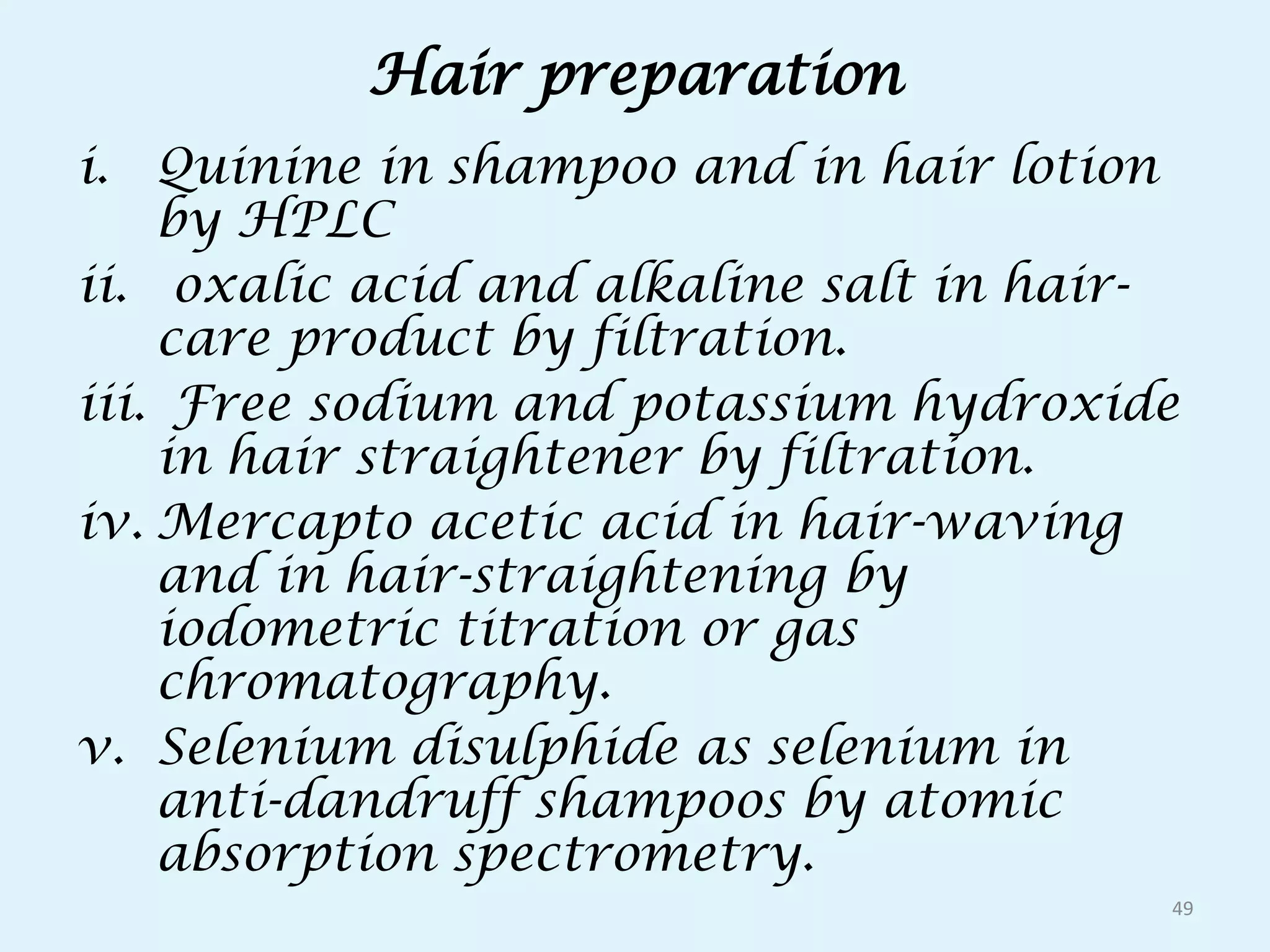 Analysis of cosmetics 112070804018 | PPTX