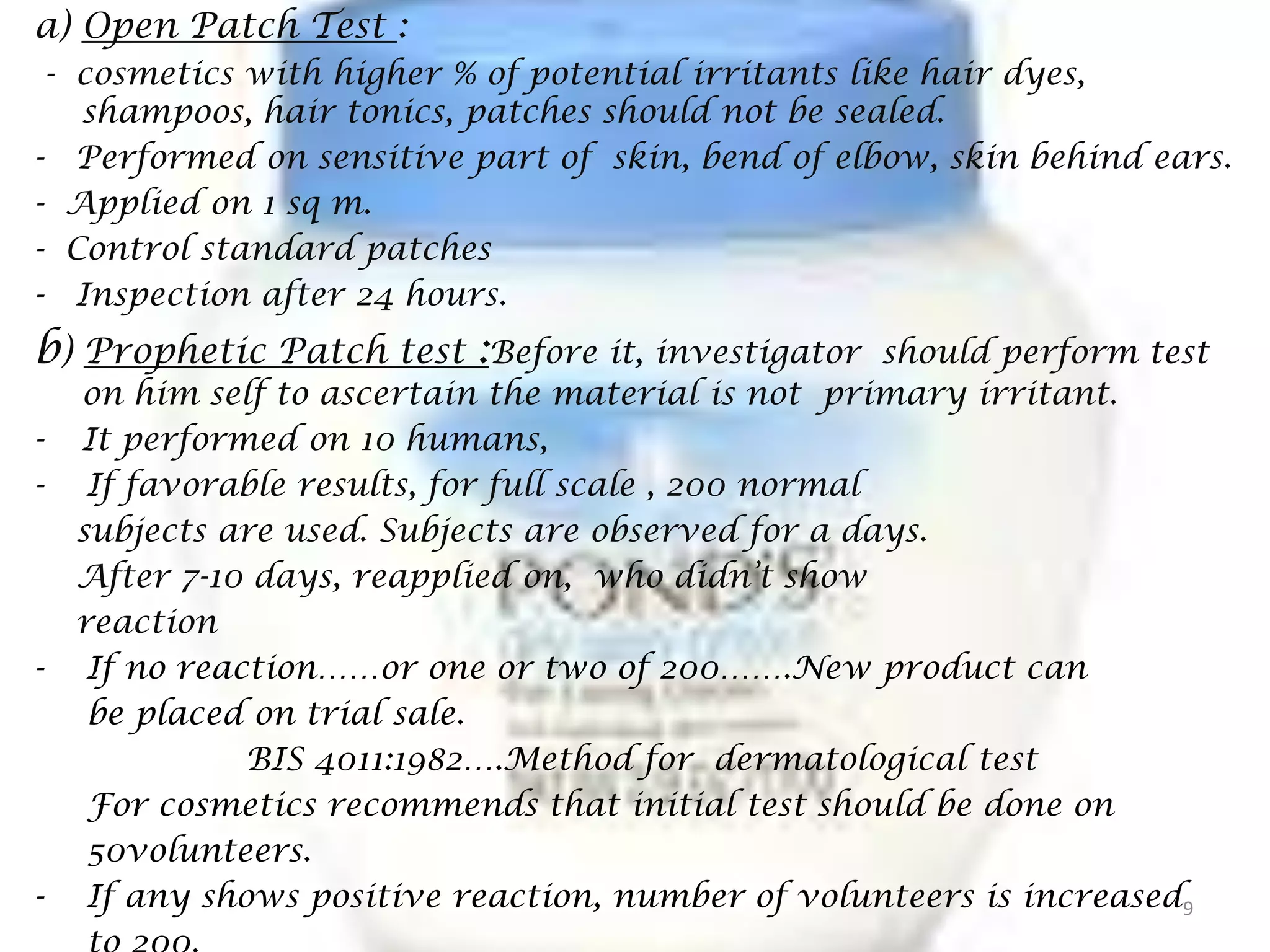 Analysis of cosmetics 112070804018 | PPTX