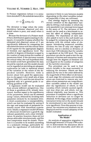 Analysis Of Count Data Using Poisson Regression | PDF