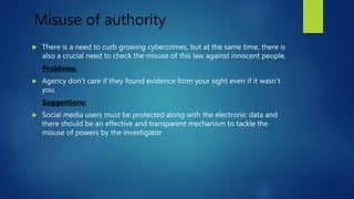 Analysis of cyber crime bill 2016 | PPT