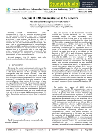 Analysis Of D2D Communication In 5G Network | PDF