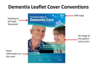 Analysis of demetia leaflet | PPT