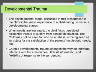 Analysis of developmental trauma | ODP