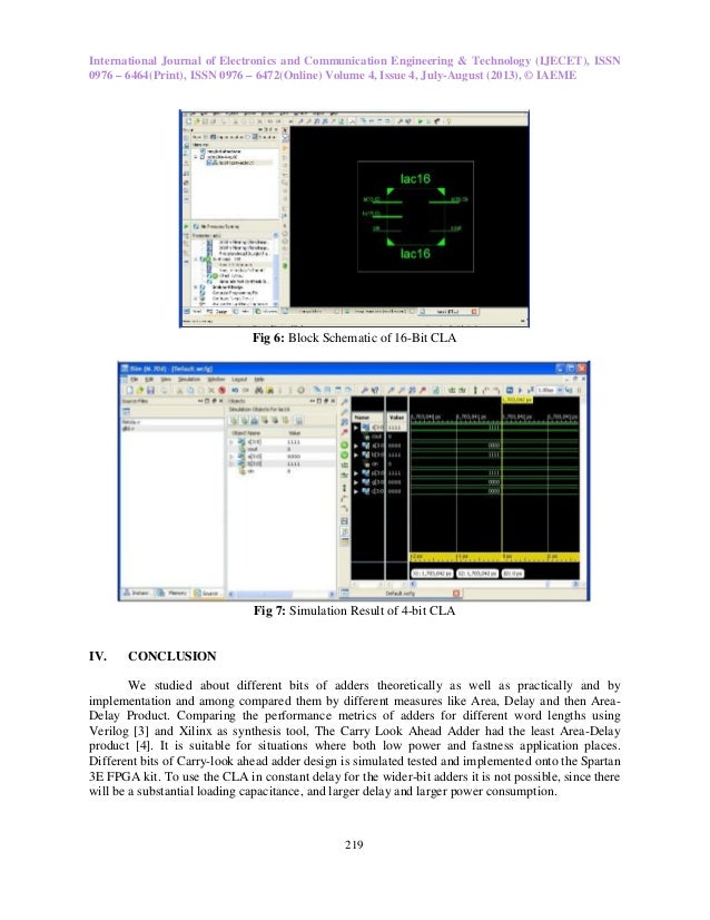 Analysis Of Different Bit Carry Look Ahead Adder Using Verilog Code 2