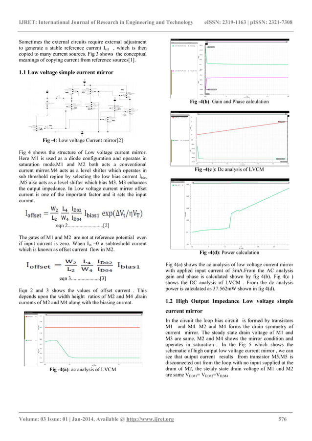 Analysis of different types of current mirror in 45 nm | PDF