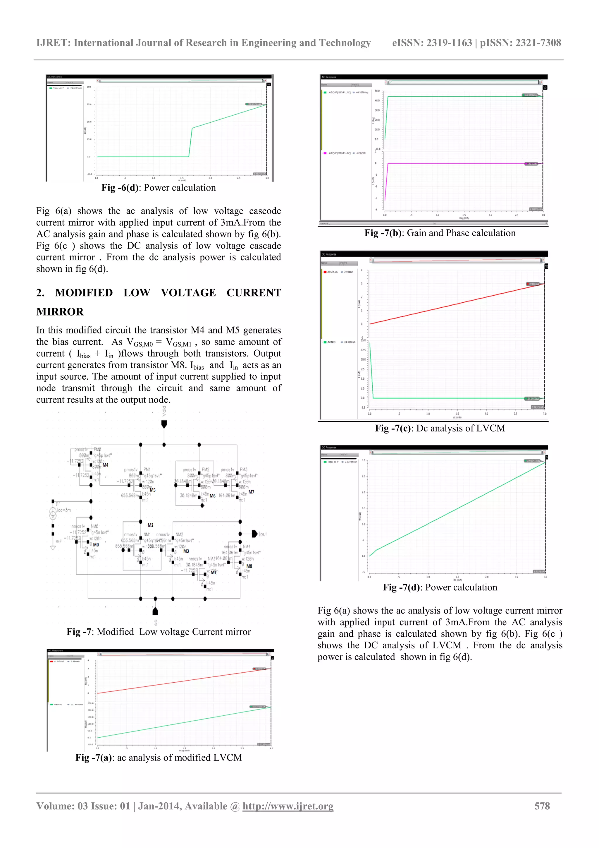 Analysis of different types of current mirror in 45 nm technology | PDF