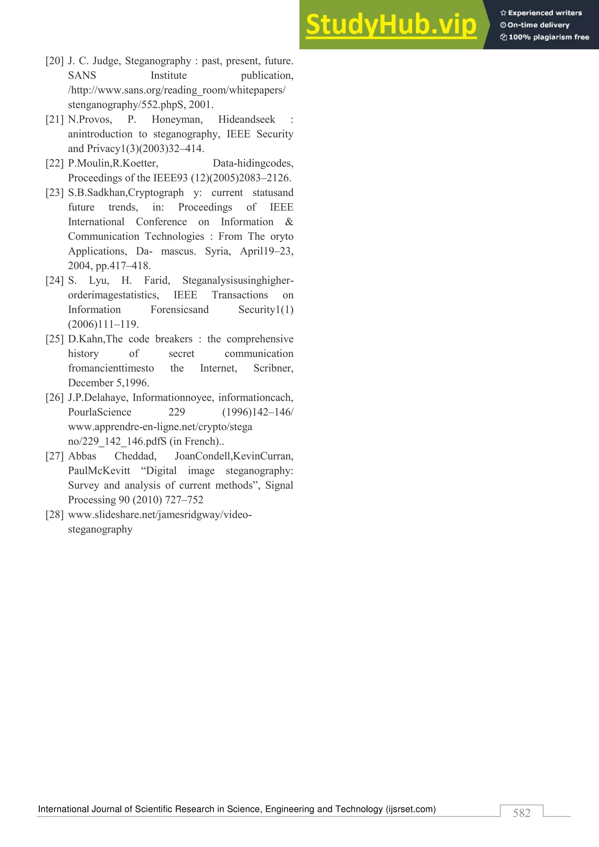 Analysis Of Different Types Of Steganography | PDF