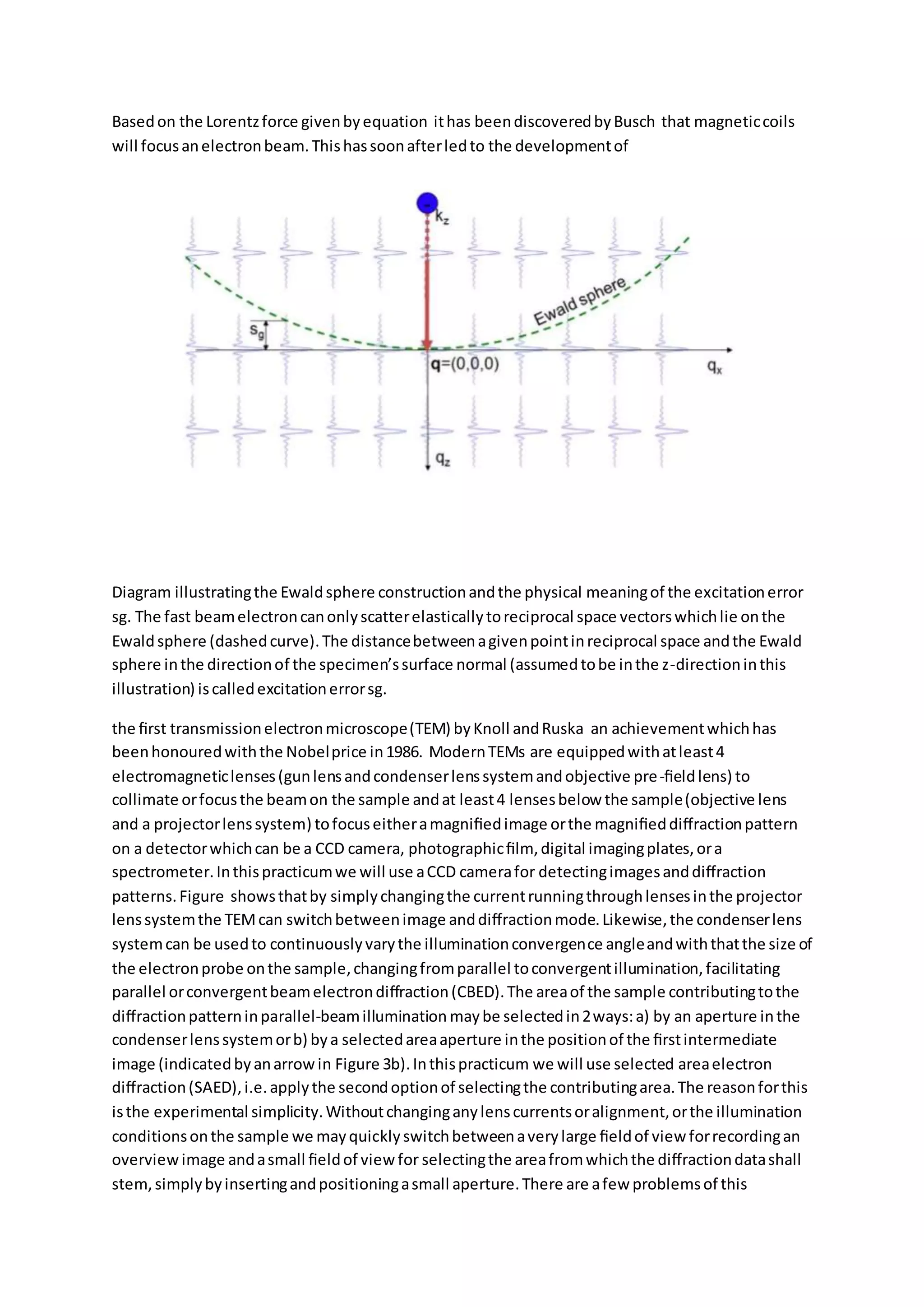 Analysis of diffraction patterns generated through TEM | DOCX