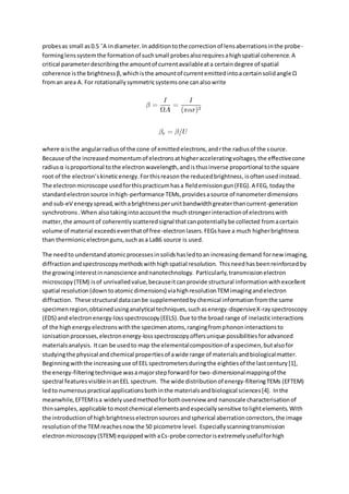 Analysis of diffraction patterns generated through TEM | DOCX